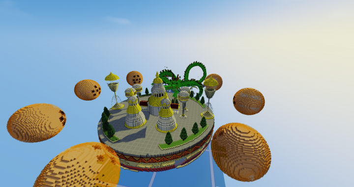 Shenron and the Hyperbolic Time Chamber DBZ Minecraft Map