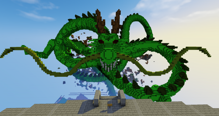 Shenron and the Hyperbolic Time Chamber DBZ Minecraft Map