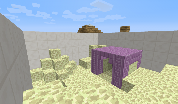 the 4 buttons Minecraft Map