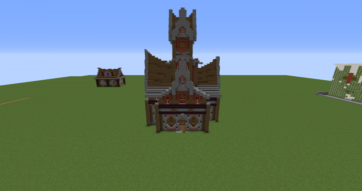 Medieval/Rustic House (Shell Only) Minecraft Map