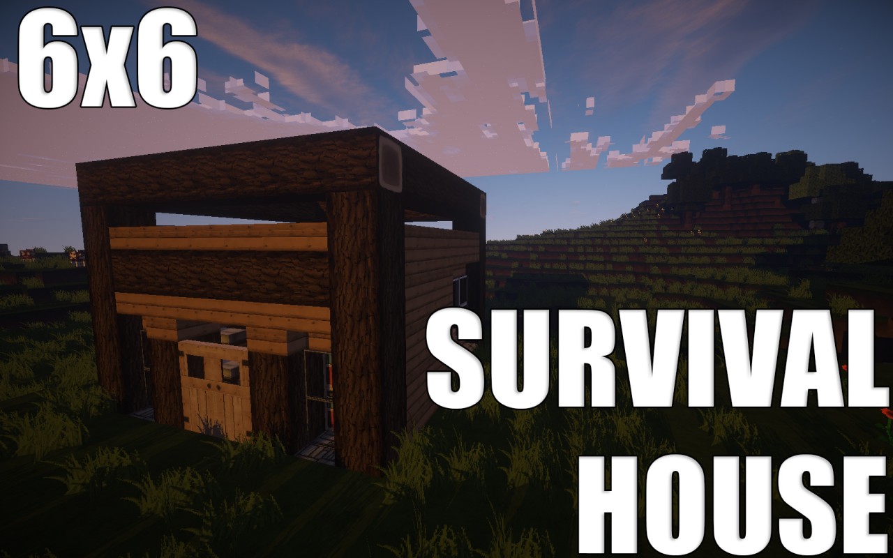6x6 Survial House Minecraft Map