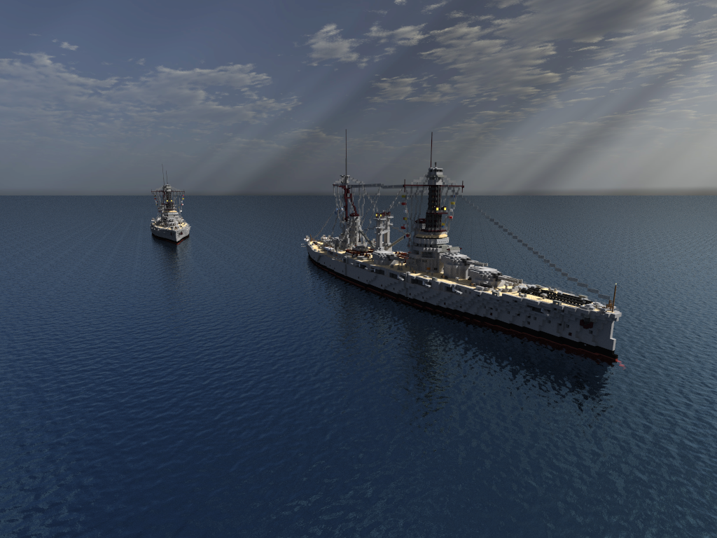 Rivadavia-class battleship Minecraft Map