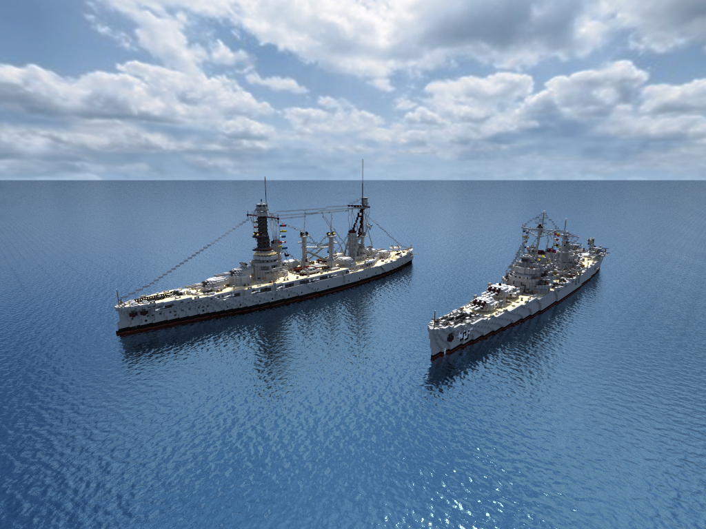 Rivadavia-class battleship Minecraft Map