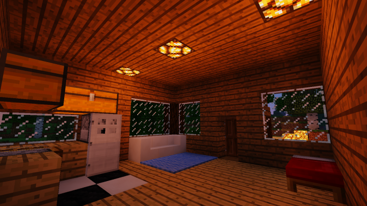 House Over The Lake Minecraft Map