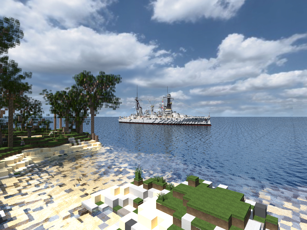 Rivadavia-class battleship Minecraft Map