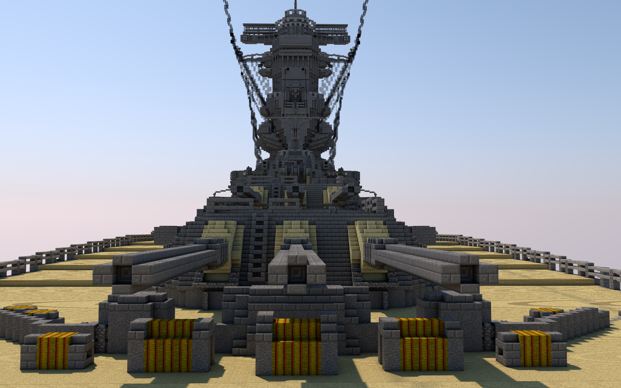 IJN Battleship Yamato Minecraft Map