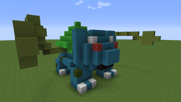 Small Bulbasaur Statue Minecraft Map