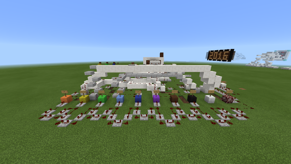 Redstone Number Countdown Minecraft Map