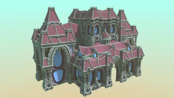 The Pink Chateau Minecraft Map