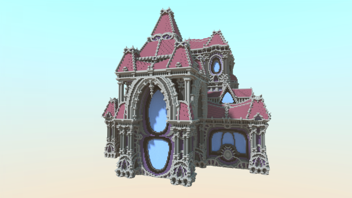 The Pink Chateau Minecraft Map
