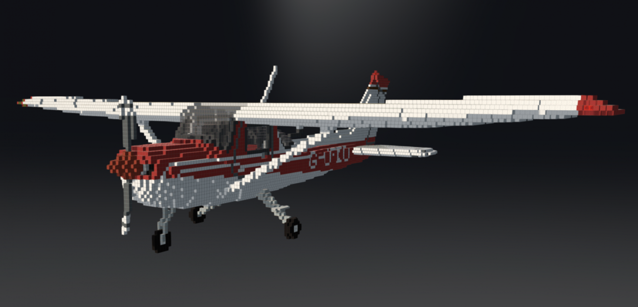 Minecraft Plane 20/1 Cessna 152 Minecraft Map