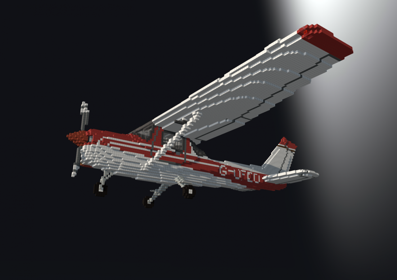 Minecraft Plane 20/1 Cessna 152 Minecraft Map