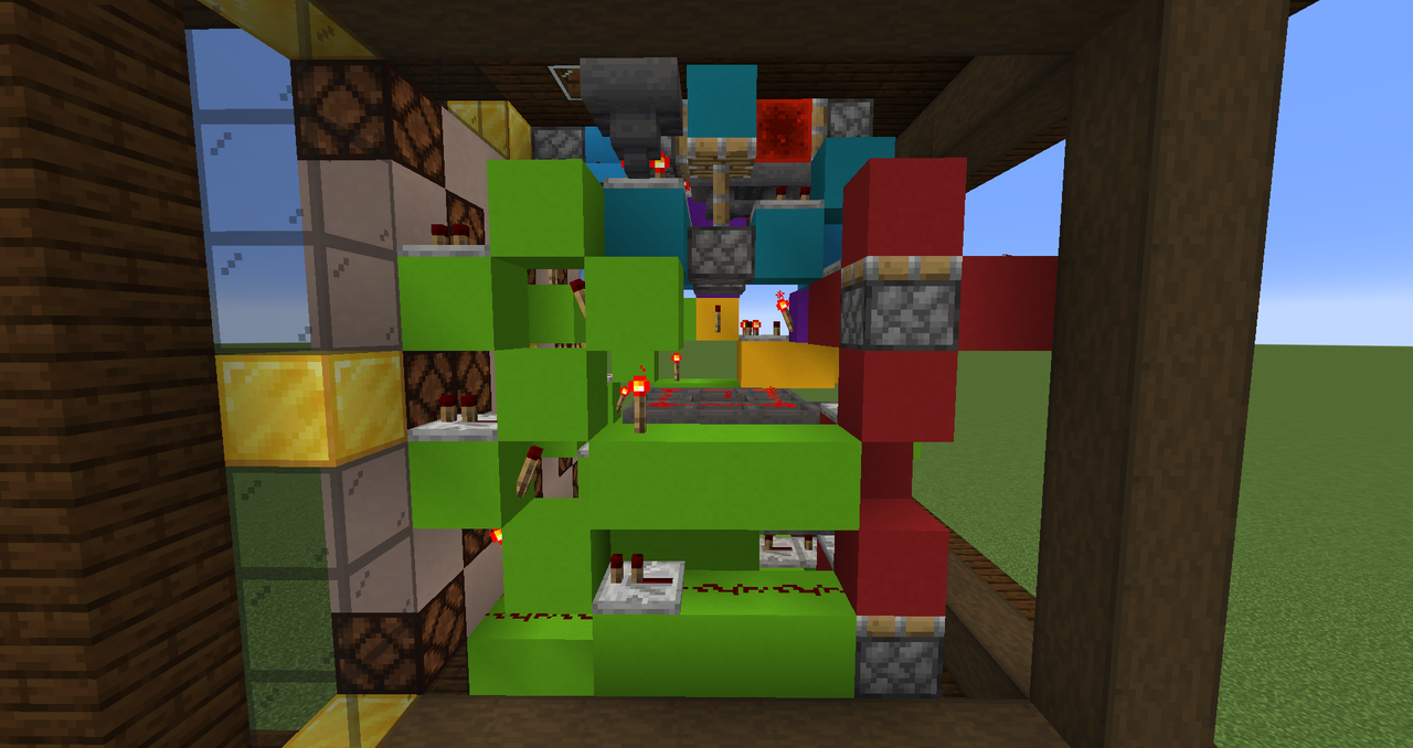 Working Redstone Clock Minecraft Map