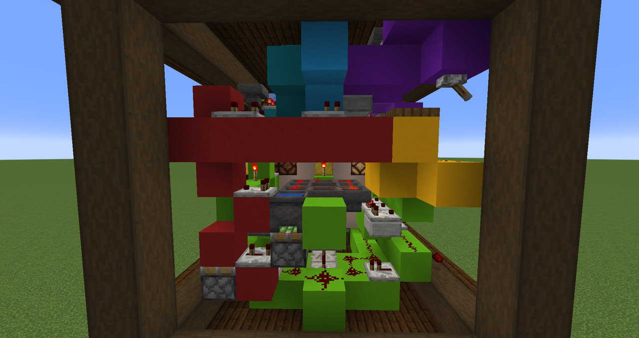 Working Redstone Clock Minecraft Map