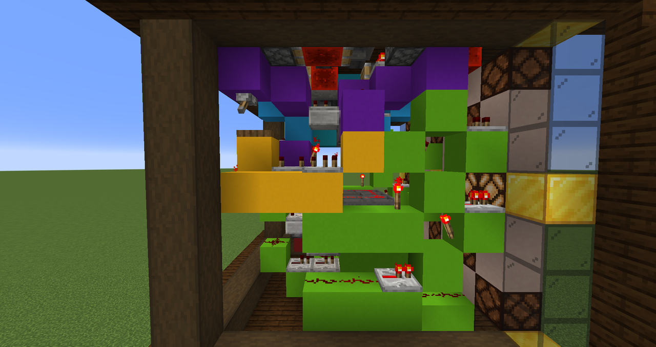 Working Redstone Clock Minecraft Map