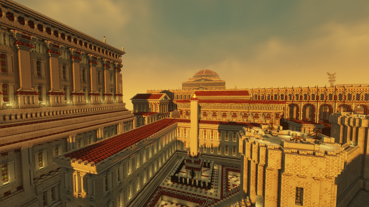 City of Thenithria (Government Quarter and Archival Square) Minecraft Map