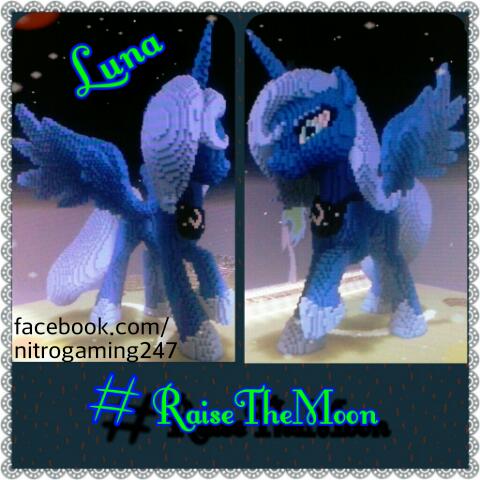 3D ponies on survival Minecraft Map