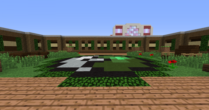 Small Grass/Bug Type Gym/Battle Arena! Minecraft Map