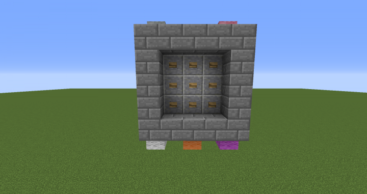 3x3 Redstone Keypad Minecraft Map