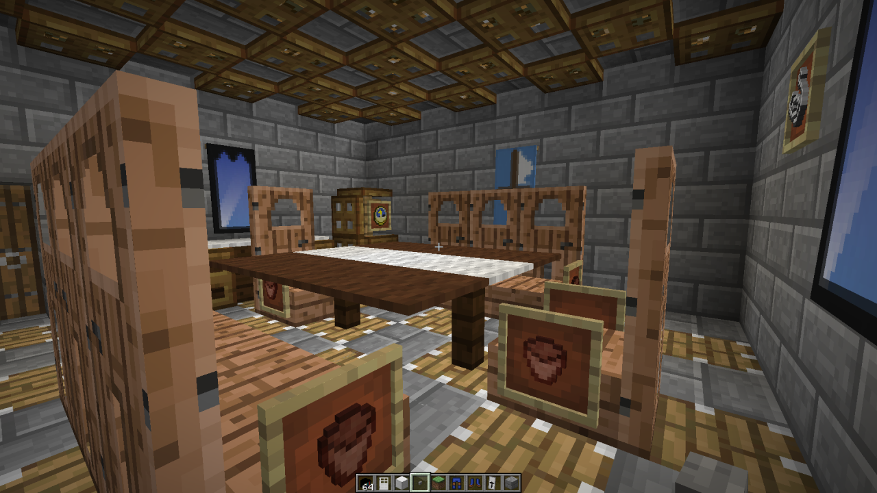 Huge Castle complete with furniture, armies, barracks, a dungeon, a ...