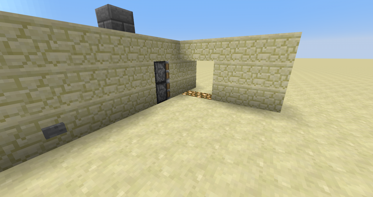 1 Sided 2x2 Piston Door v.2 [UPDATED] Minecraft Map