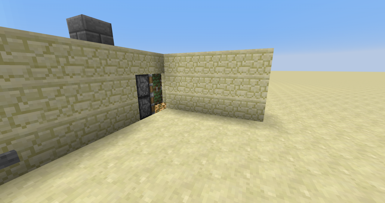 1 Sided 2x2 Piston Door v.2 [UPDATED] Minecraft Map