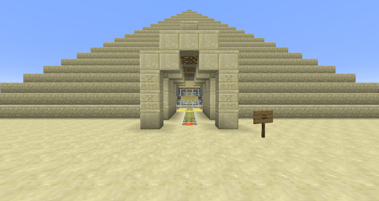 PVP Pyramid Minecraft Map
