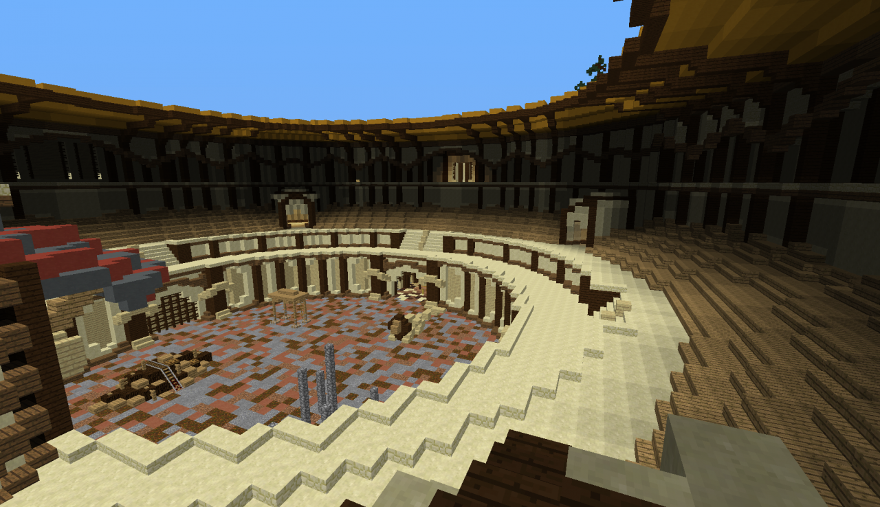 Roman Styled PVP Arena Minecraft Map