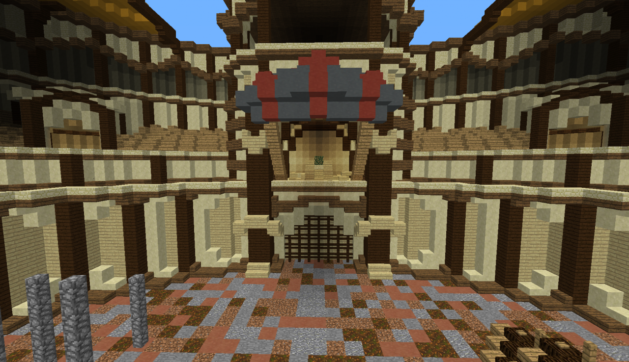 Roman Styled PVP Arena Minecraft Map