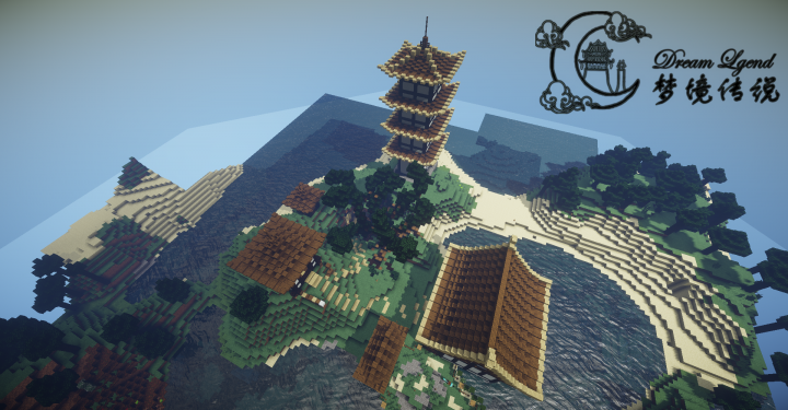 Chinese style ancient village--Lijiang village Minecraft Map