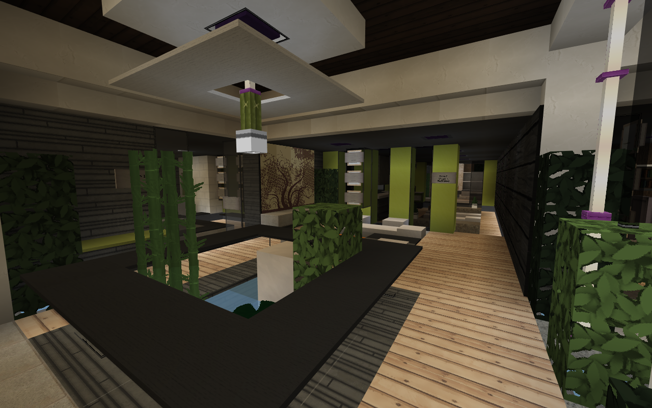 Modern cliffside house Minecraft Map