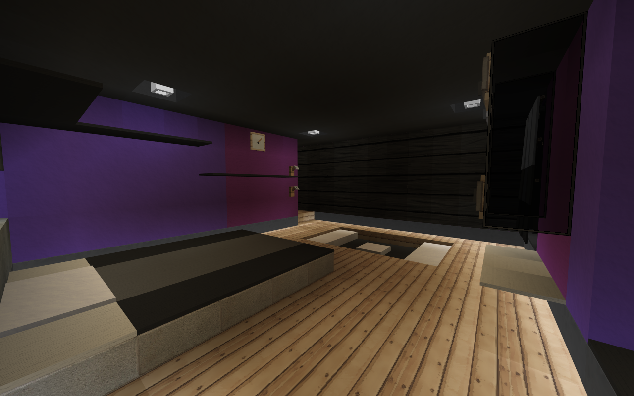 Modern cliffside house Minecraft Map