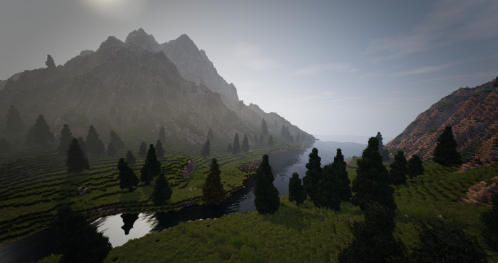 Custom terrain - First small map - 512x512 blocks Minecraft Map