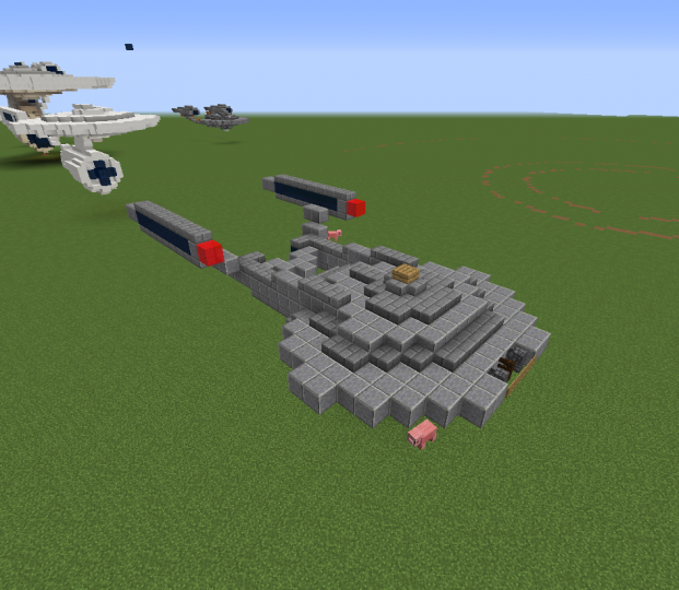 Star Trek mini ships Minecraft Map
