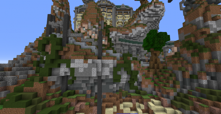 Cliff to the sky Minecraft Map