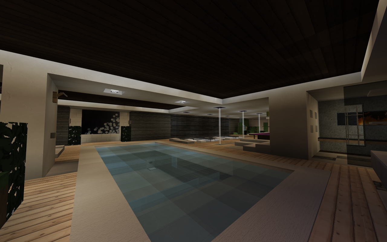 Modern cliffside house Minecraft Map