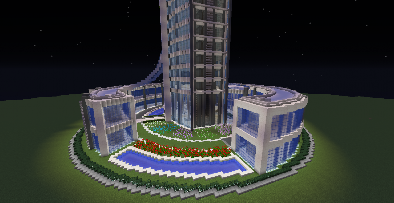 Quartz Tower #4 Minecraft Map