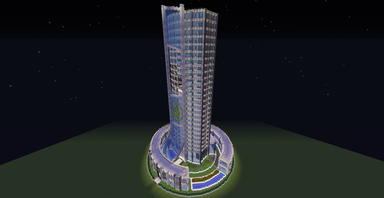 Quartz Tower #4 Minecraft Map