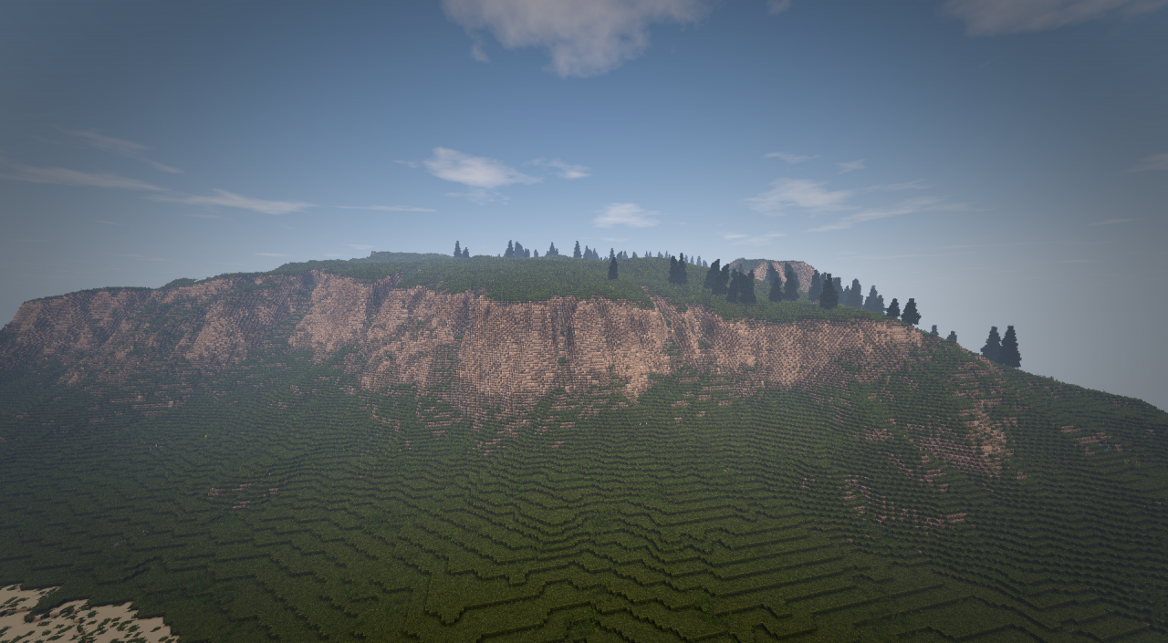 Custom terrain - Island - 2x2k blocks #weareconquest Minecraft Map