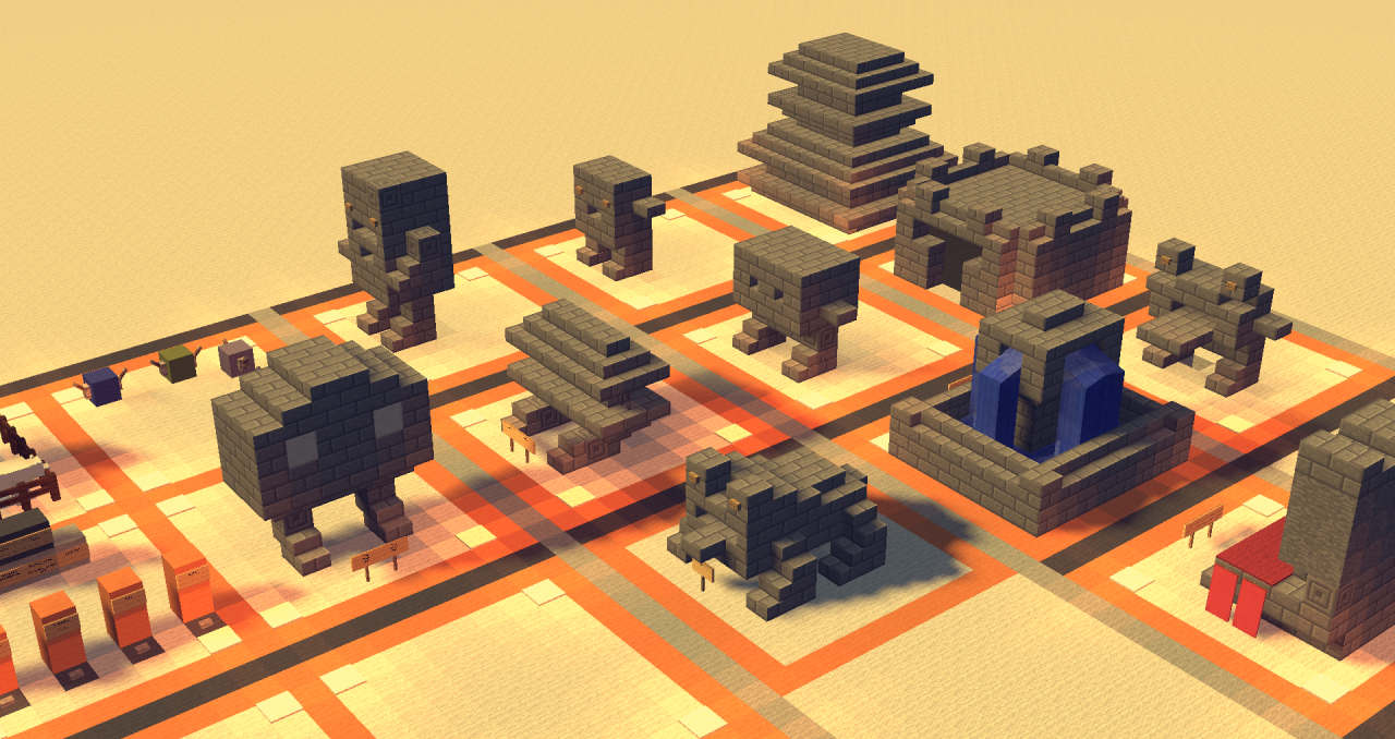 11 Statue Ideas Minecraft Map