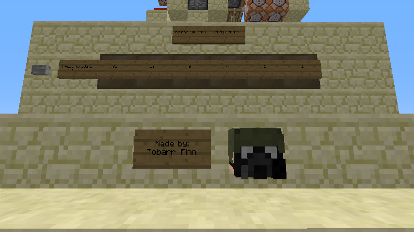 Binary Counter in Minecraft Minecraft Map
