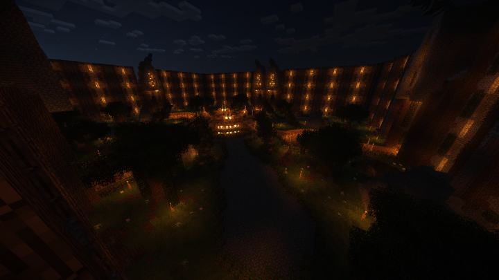 Medieval Hub with 6 Portals Minecraft Map