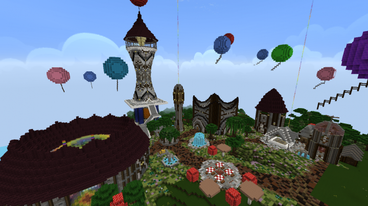 Home Base on the CubeCraft Minecraft Server Minecraft Map