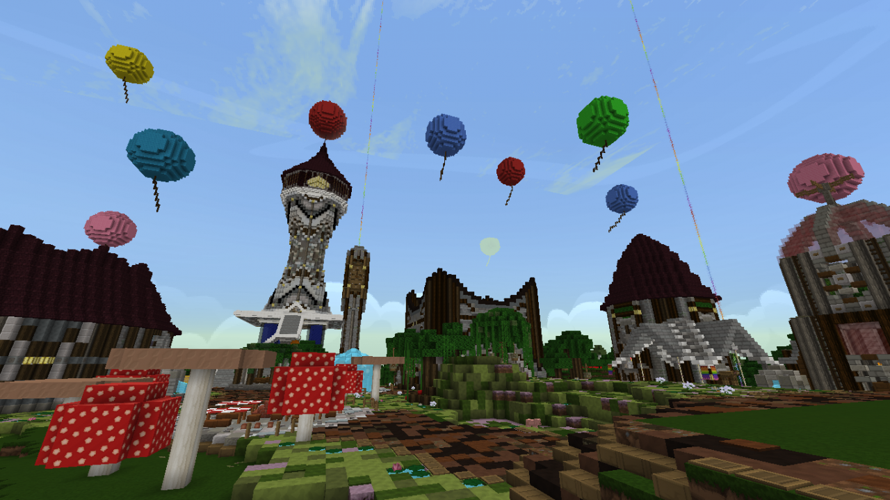 Home Base on the CubeCraft Minecraft Server Minecraft Map