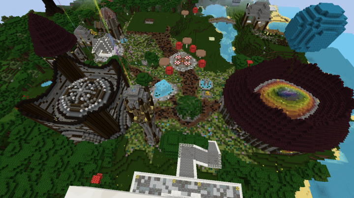 Home Base on the CubeCraft Minecraft Server Minecraft Map