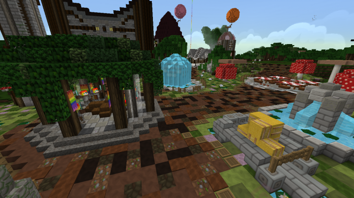 Home Base on the CubeCraft Minecraft Server Minecraft Map