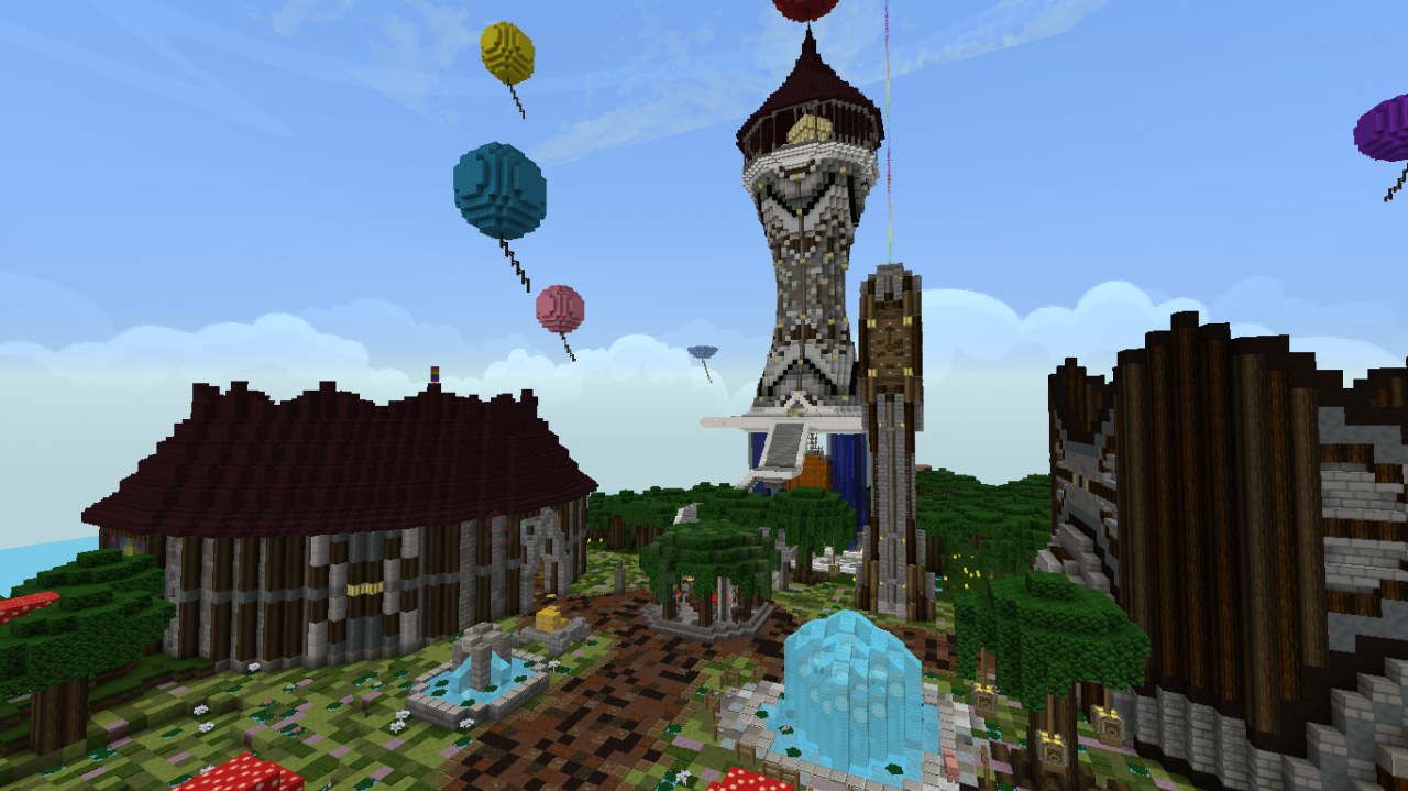 Home Base on the CubeCraft Minecraft Server Minecraft Map