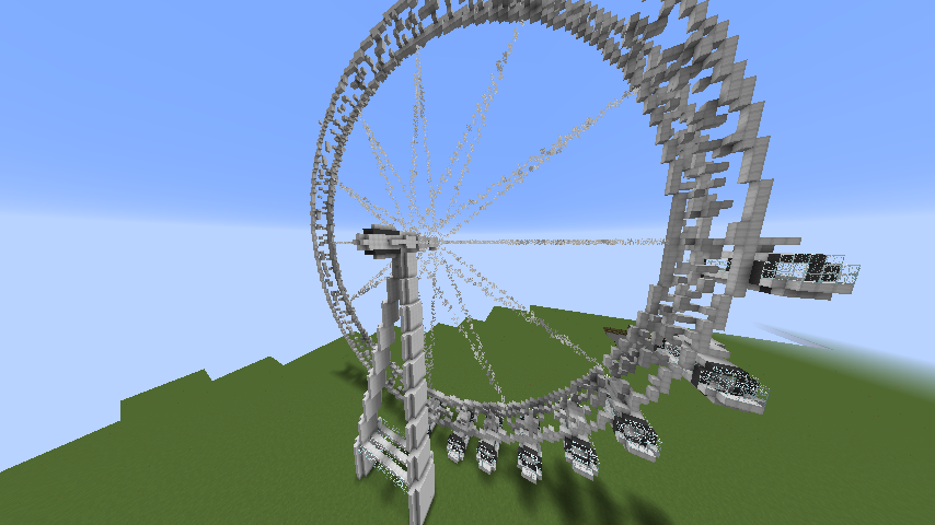 London eye and Bigben Minecraft Map