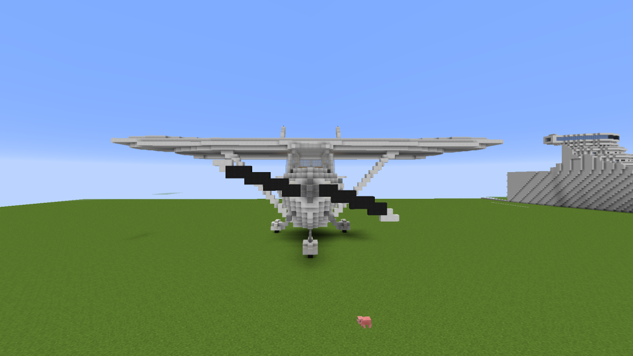 Giant Cessna 172 Minecraft Map