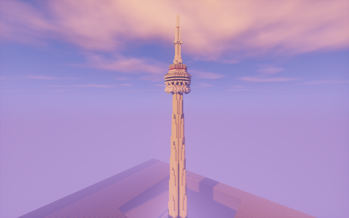 CN Tower | Toronto, Canada Minecraft Map